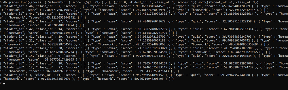 Mongodb Assignment Notes
