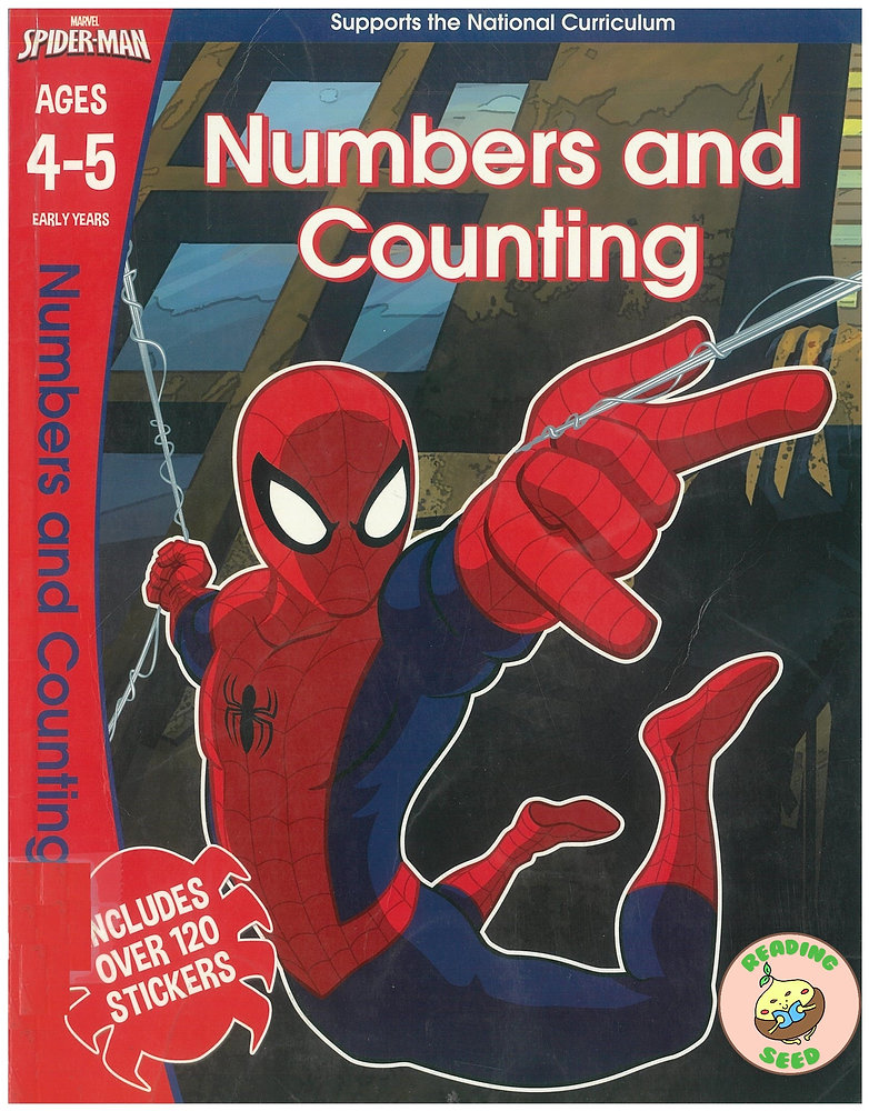 [Toán Mầm Non] Marvel Spider-man Numbers and Counting (Download)