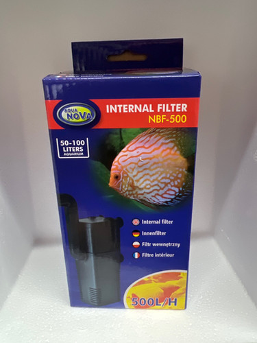 Aqua nova internal filter NBF 500 50-100 liters | Discount Aquatics