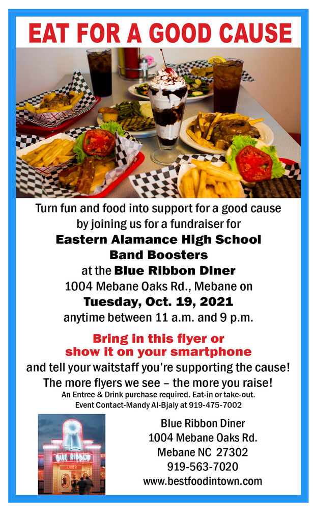 Eat for a Good Cause - Blue Ribbon Diner
