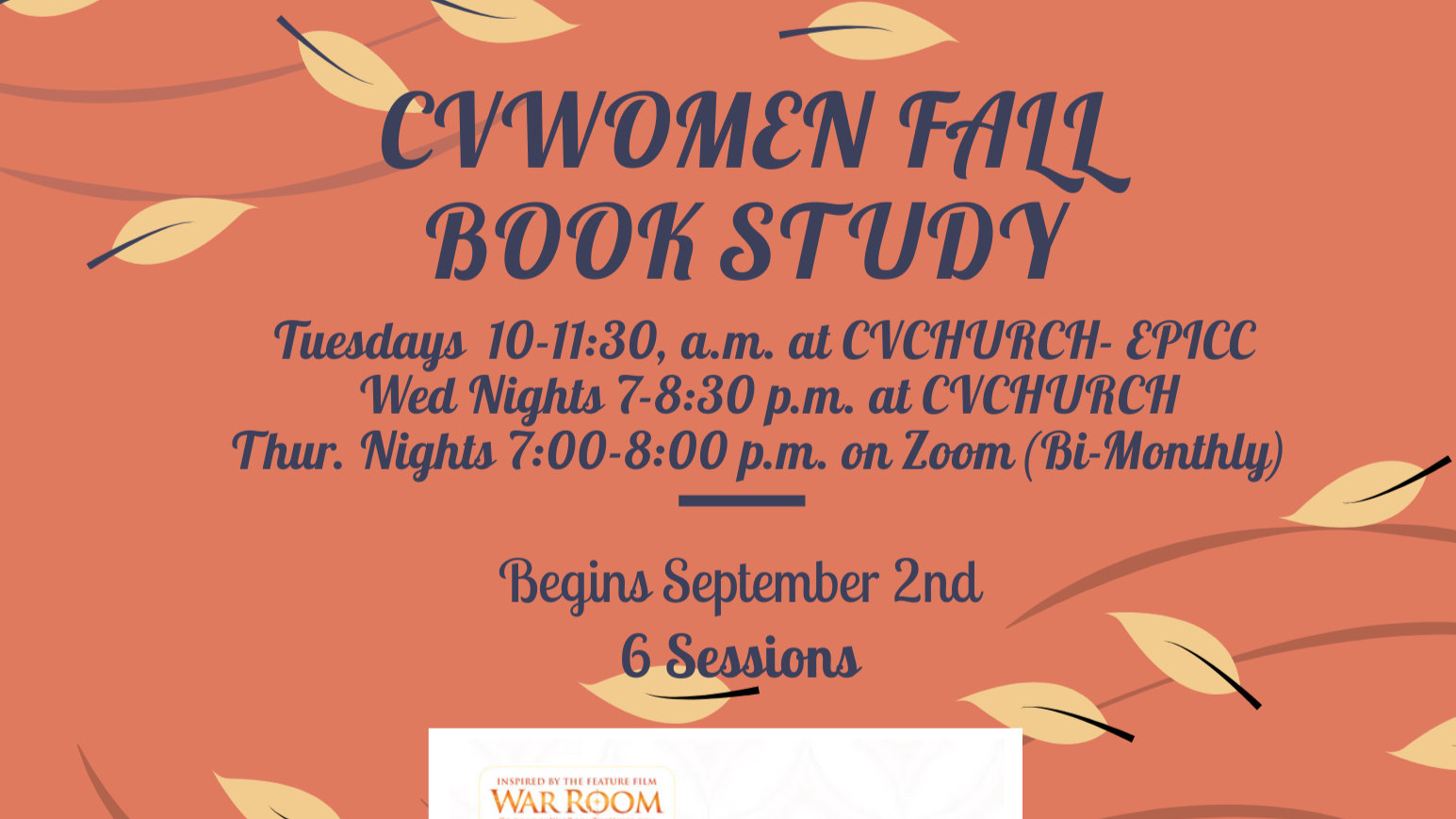 CVWOMEN Fall Book Study | CVCHURCH