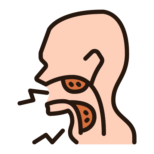 Mandle – nosné, krčné