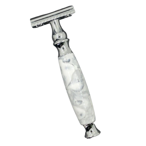 Marble Effect Safety Shaving Razor | Esquires of Oxford