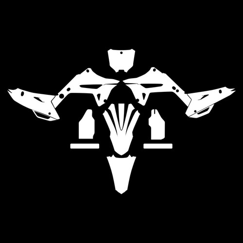 Molde Template Polisport Restyle Honda CR 125 250 2002 -2007 (Estilo ...