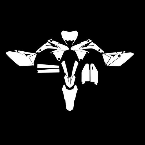 Molde Template Suzuki RMX 450Z 2010-2020 | Padrão Off Road