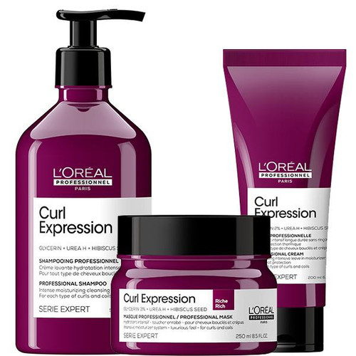 L'ORÉAL PROFESSIONNEL Ensemble Curl Expression cheveux bouclés serrés ...