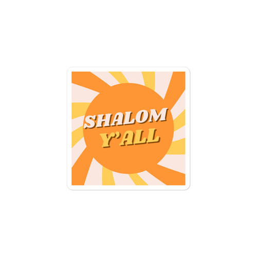 Shalom Y'all Sticker | JRA
