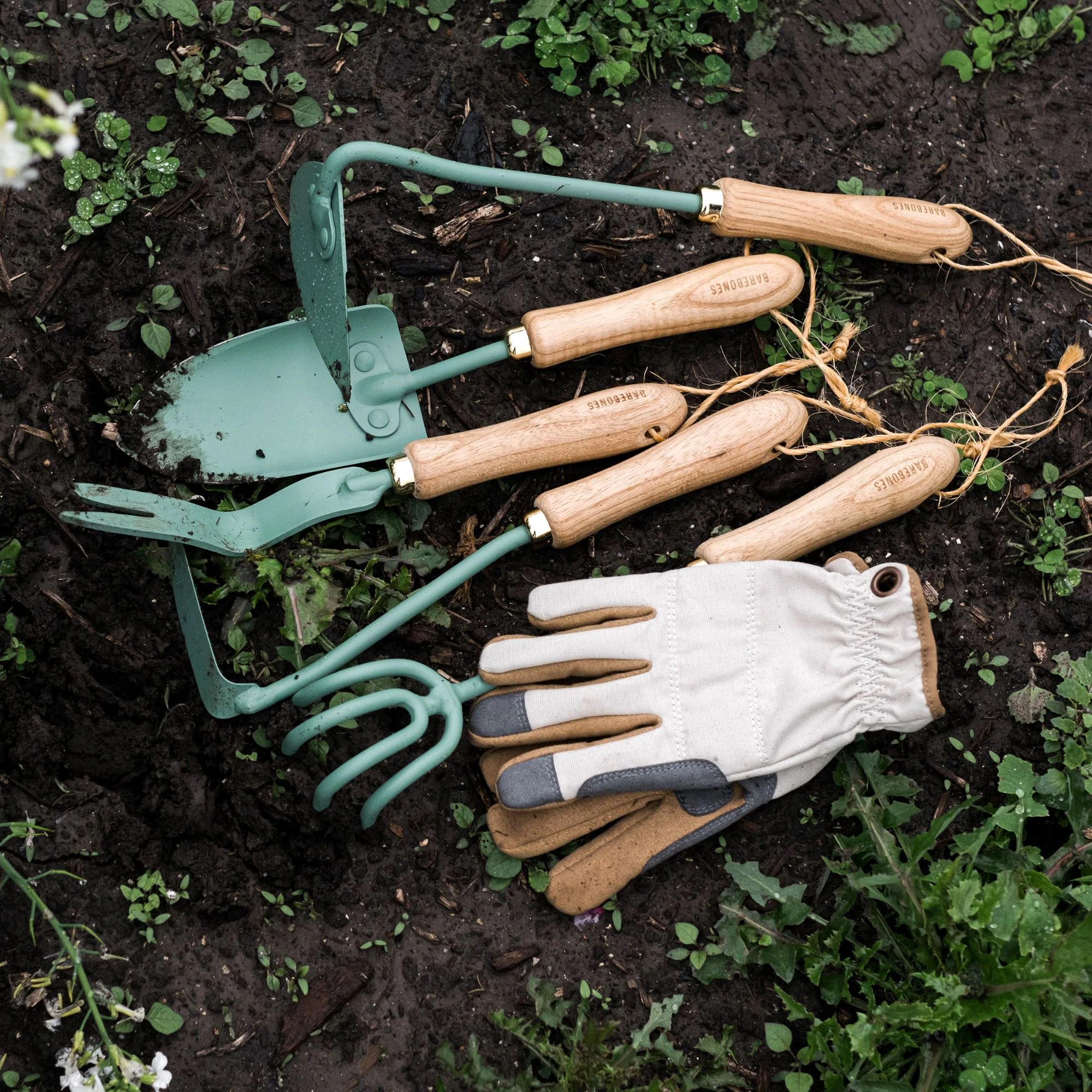 Tool: hand trowel, ash and mint | Blue Stem Natives