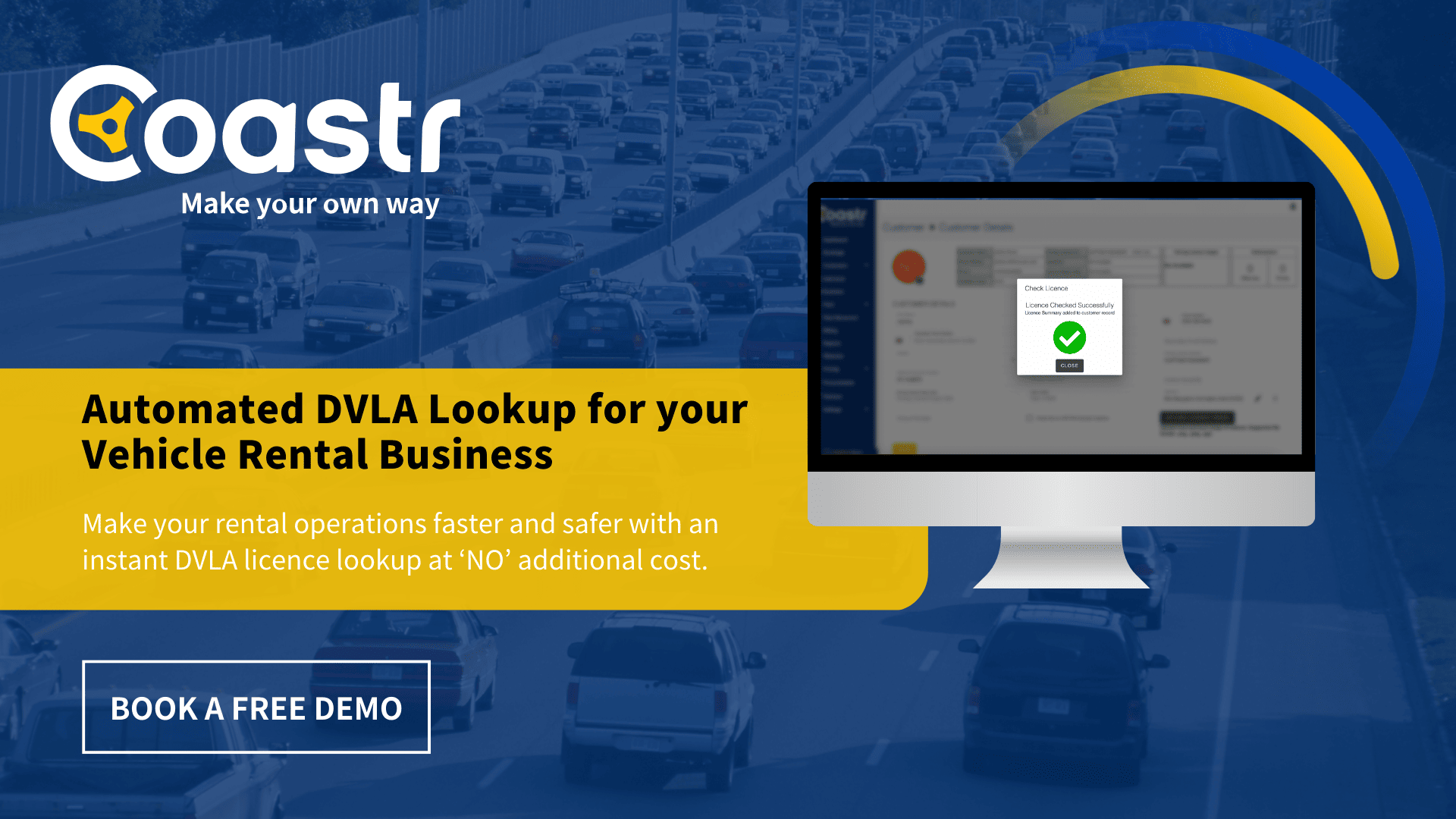 Driver and Vehicle Licence Check for Car & Van Rentals- Coastr