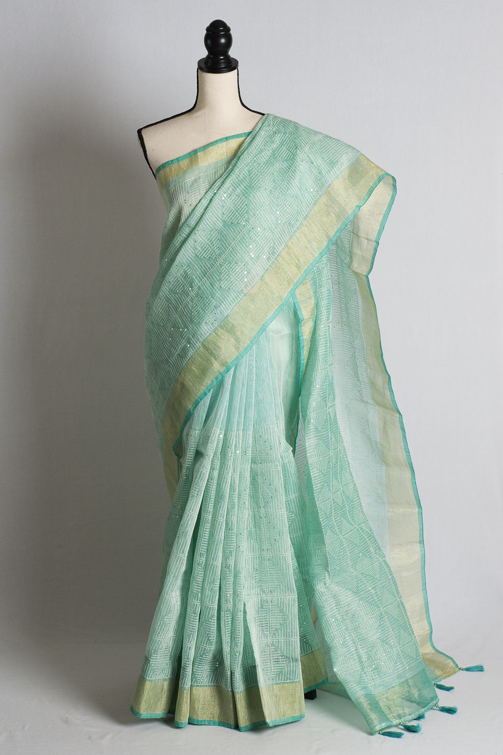 Linen Sarees Online | Linen Silk Sarees | Bengal Looms