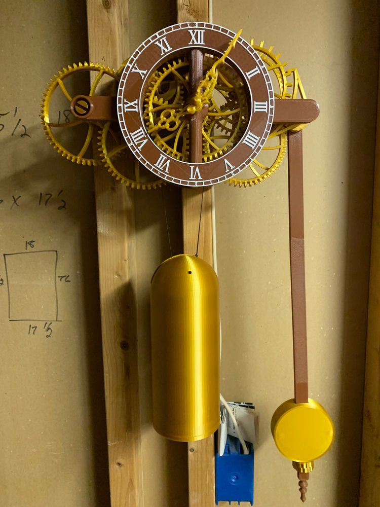 My first printed clock | Steve's Clocks