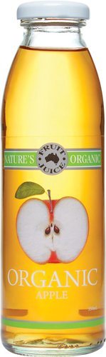 NATURES ORGANIC APPLE JUICE 350ML X 12 | Nutrisip