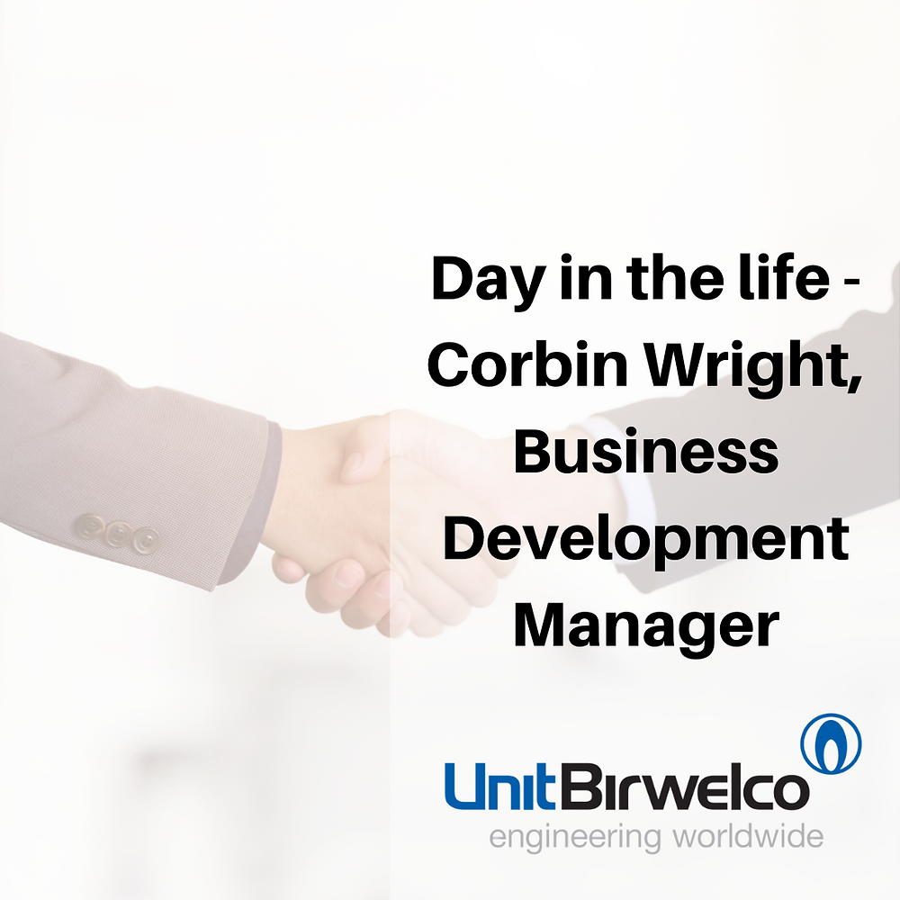 Day in the life - Corbin Wright, Business Development Manager