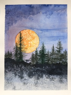 Anne Leaver : Forest Moon 1 | Eastport Gallery