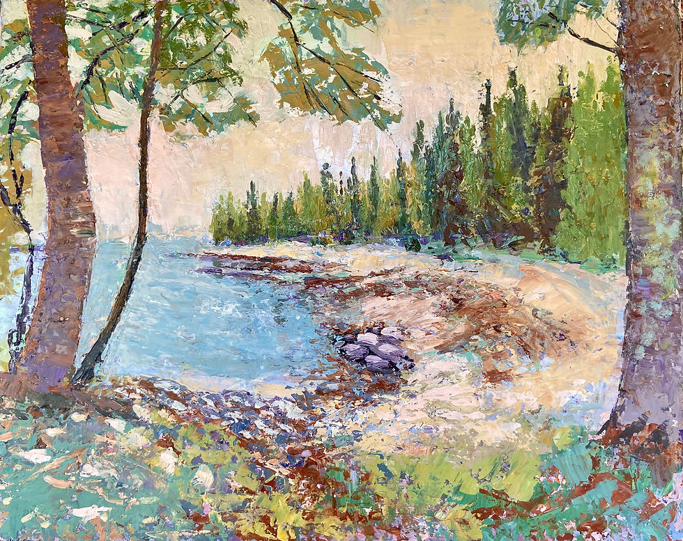 Alice Chen: Maine Summer Beach | Eastport Gallery