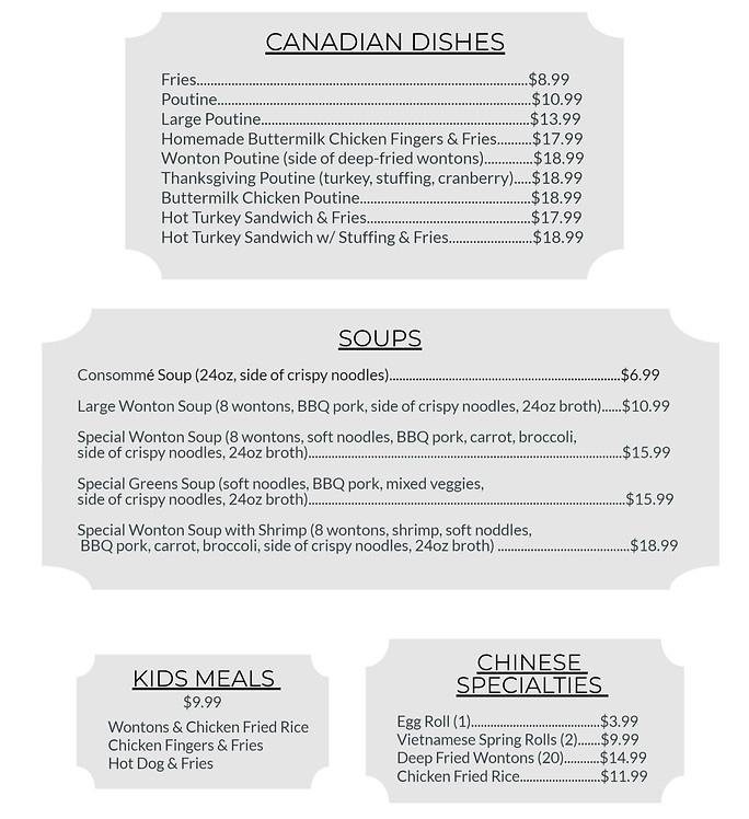 Special Wonton Soup | Jjs Family Restaurant | Thunder Bay