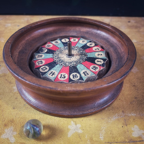 Antique Wooden Roulette Wheel | Briggs & Oliver