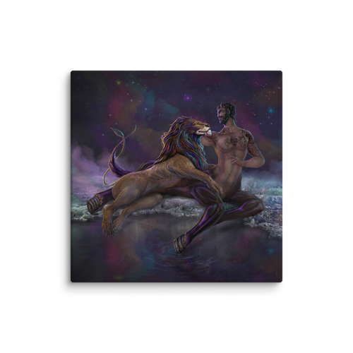 The Lion & The Centaur 2025 Canvas | paul-midas-arts