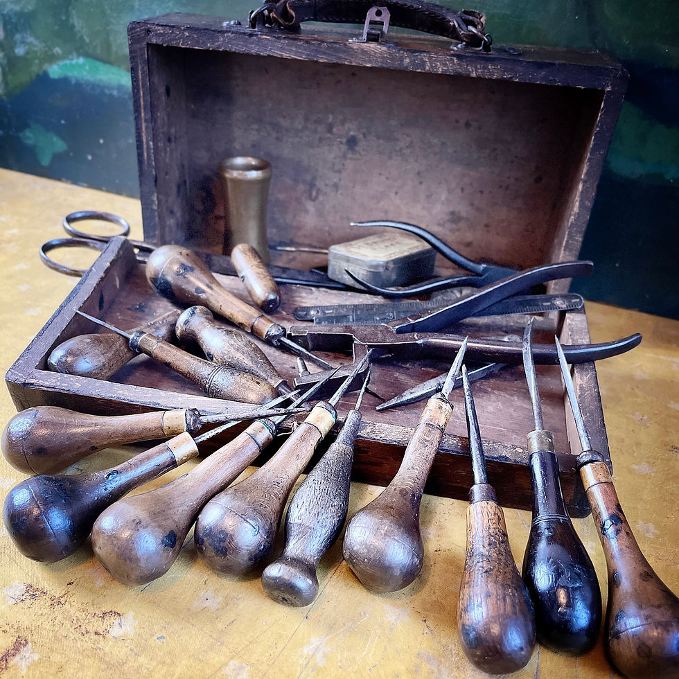 Collection of Antique Cobbling/ Leather Tools | Briggs & Oliver