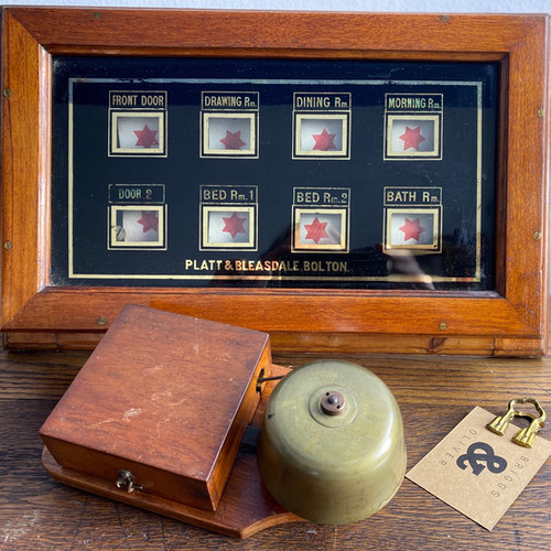 Antique Servants Bell Box and Bell | Briggs & Oliver