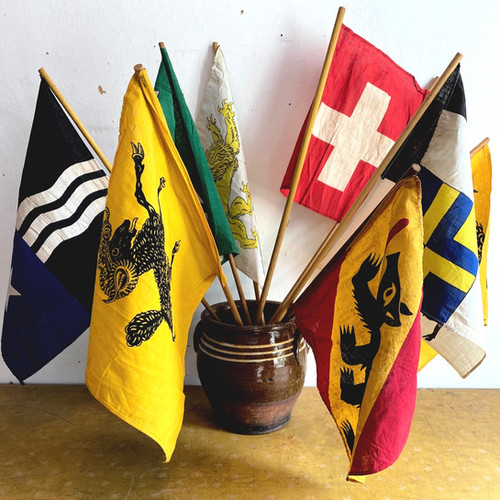 Collection of Vintage Swiss Canton Flags | Briggs & Oliver