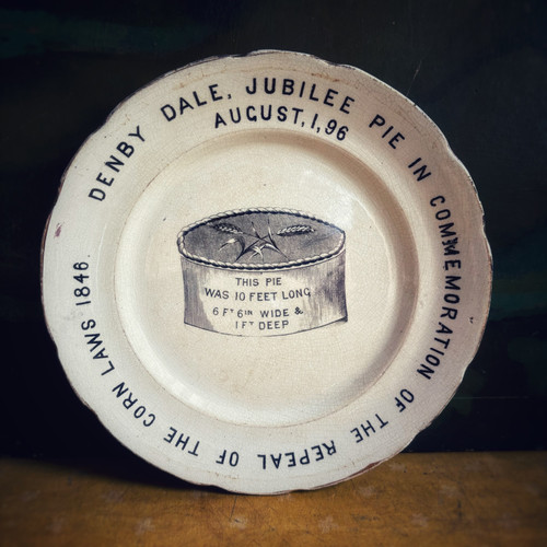 1896 Denby Dale Pie Plate | Briggs & Oliver