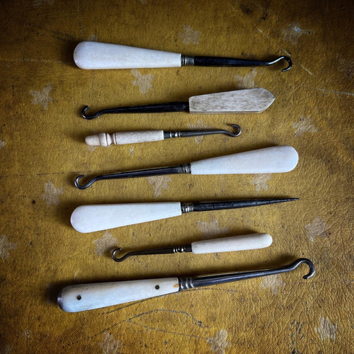 Collection of Antique Boot Hooks | Briggs & Oliver