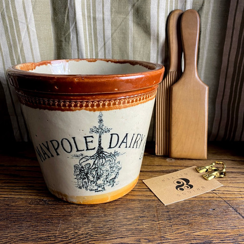 Antique 4 lb Maypole Dairy Co Ltd Butter Crock | Briggs & Oliver