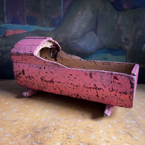 Victorian Cradle in Original Paint | Briggs & Oliver