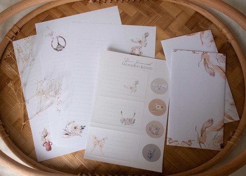 Modern Bohemian Letter Writing Set_ DIGITAL DOWNLOAD | Slow Journal