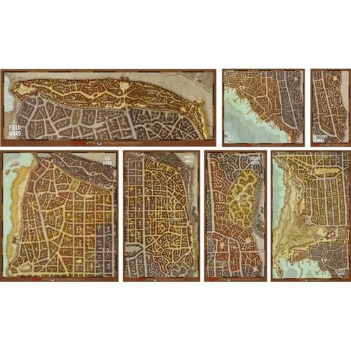 Carte des quartiers de Waterdeep [FR] | DnDArsenal