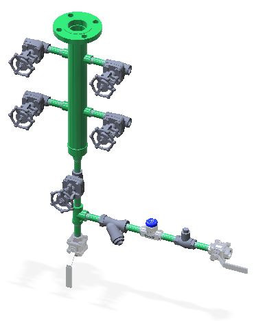 Manifold para distribución de tracing de vapor | PREM INDUSTRIA
