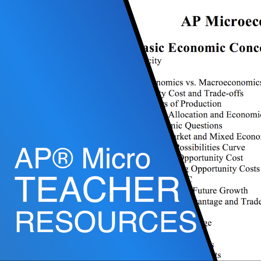 Teacher Resources | acdcecon