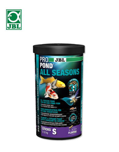 מזון לדגי בריכות JBL PROPOND ALL SEASONS S 1L | atlantis-ponds
