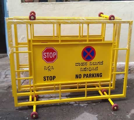 Traffic Safety Metal Barricades | Sheetla Techno Indus
