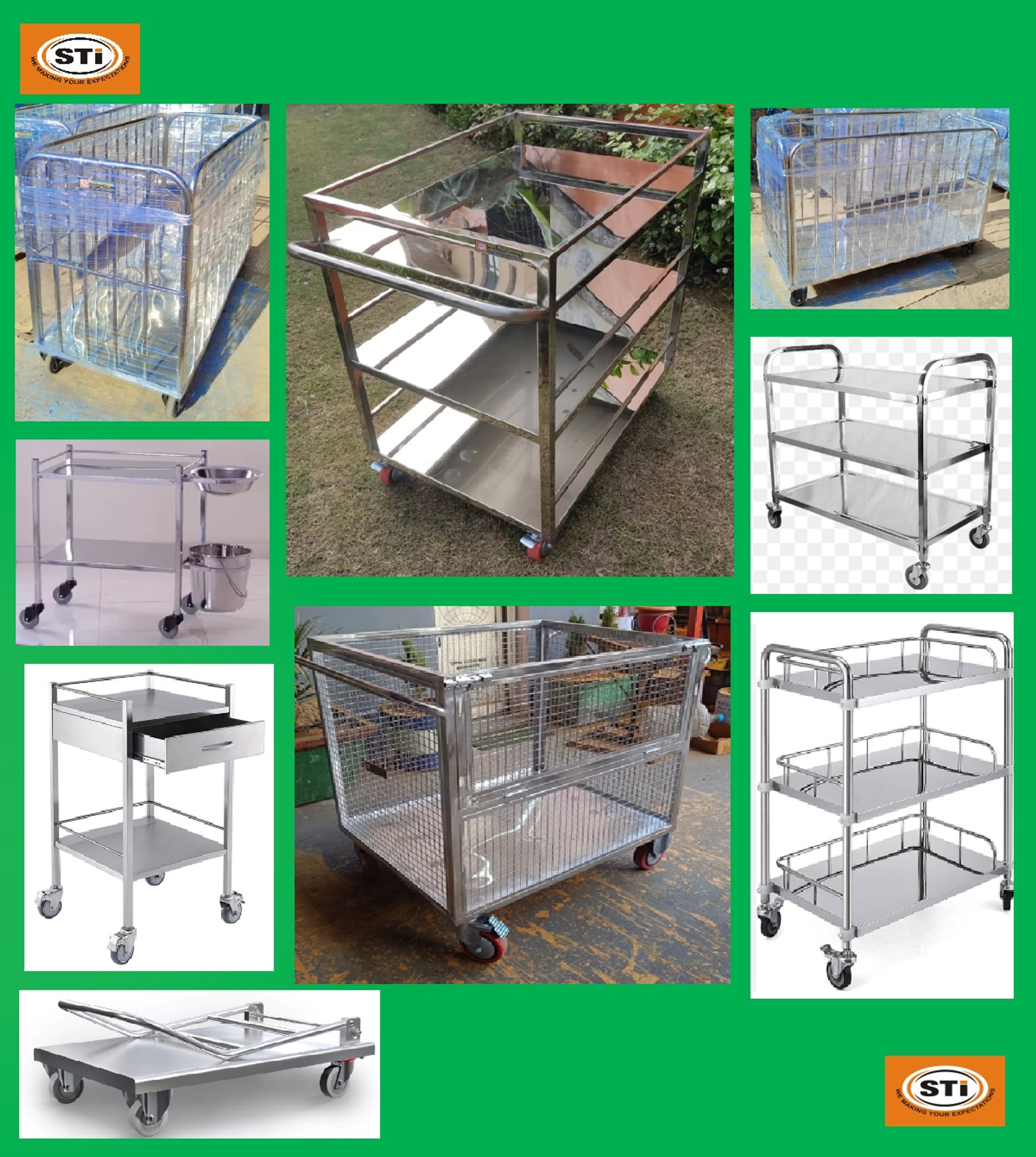 Hospital Trolleys | Surgical Trolleys | Surgical Instrument Trolley | Bio Medical Trolleys | OT ...