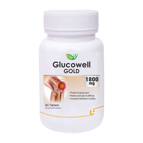 Biotrex Glucowell Gold I Glucosamine, MSM & Chondroitin I 60 Tablets ...