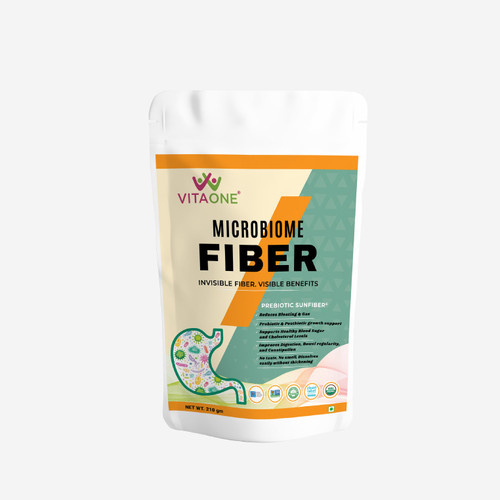 Microbiome Fiber I Prebiotic I Sun fiber I Veg I 210gm