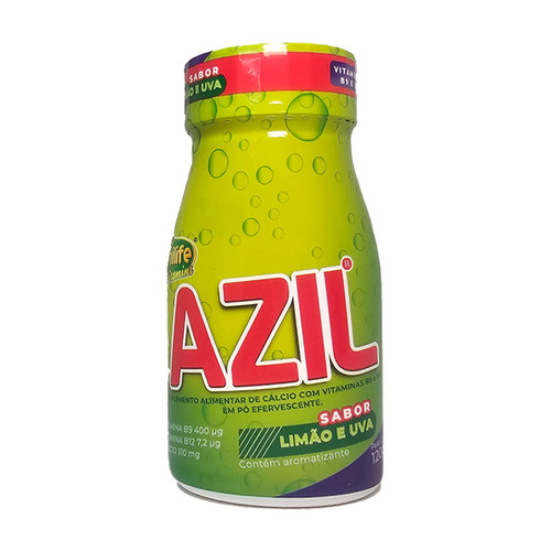 Azil efervescente 120 g - Sabor limão e uva | Unilife | Natuforma