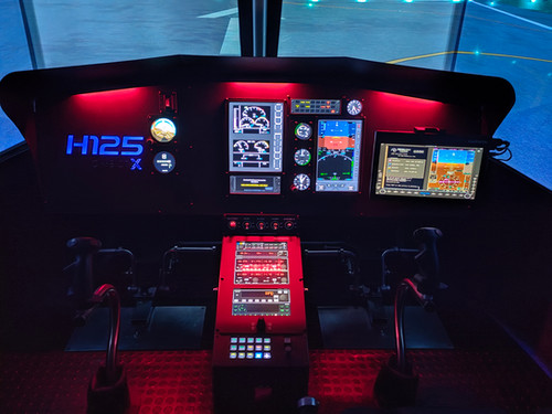 H125 Helicopter Flight Simulator - Full Size Cockpit (home/commercial ...