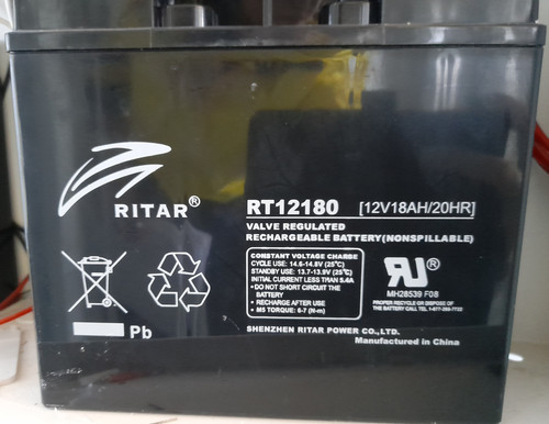Ritar RT12180 12V Battery | wilson-industries-wa