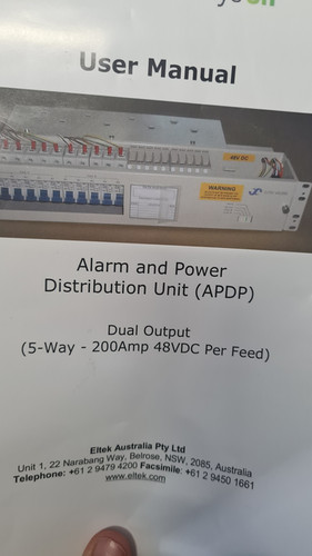 Eltek Alarm and Power Distribution Unit APDP - A5051010.004 | OE Parts