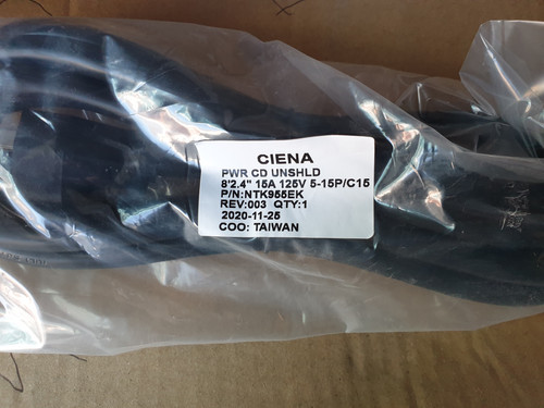 Ciena Power Cable (North America) - NTK955EK | OE Parts