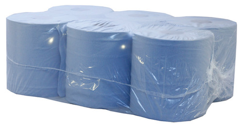 Blue Centrefeed Roll 2 Ply 17.5cm x 80m - Pack of 6