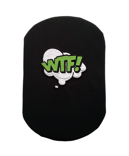 Fun Stoma Bag Cover, Colostomy Ostomy, Embroidered WTF | polarmoon