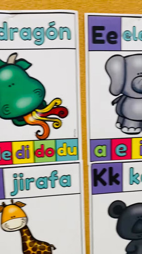 Abecedario Didáctico con Sílabas | Material Educativo EduMiss