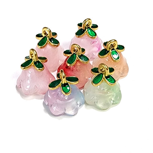 Lilly of the Valley Bell Flower Charms 10 pc | MisfitCrafterStudio