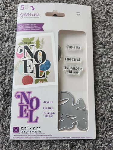 Noel die & stamp set | The Craft Taylor
