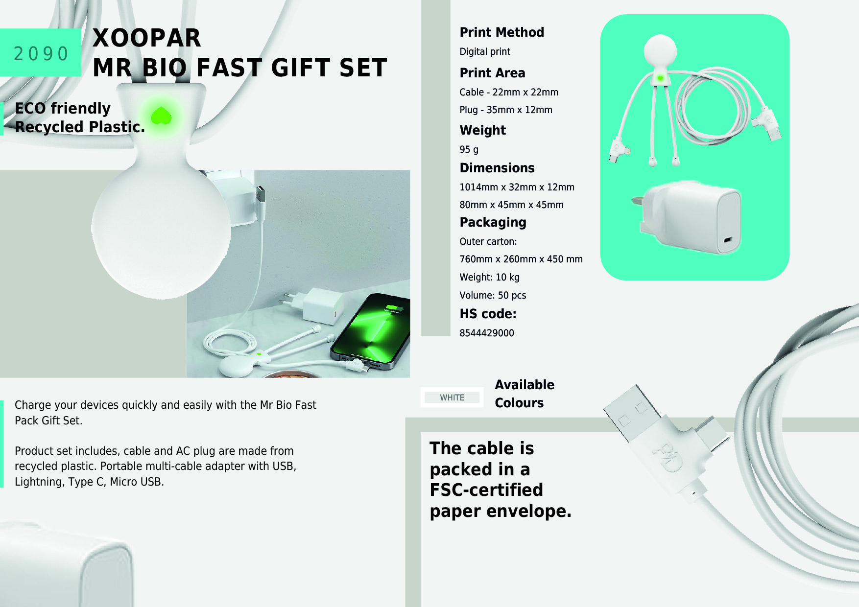 2090 | XOOPAR MR. BIO FAST GIFT SET | DTI