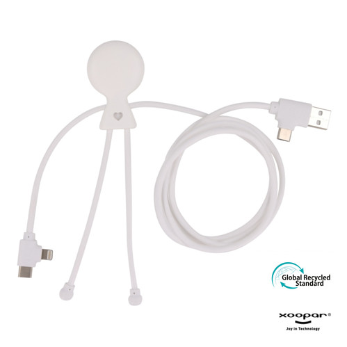 2089 | XOOPAR MR. BIO LONG GRS POWER DELIVERY CABLE WITH DATA TRANSFER ...